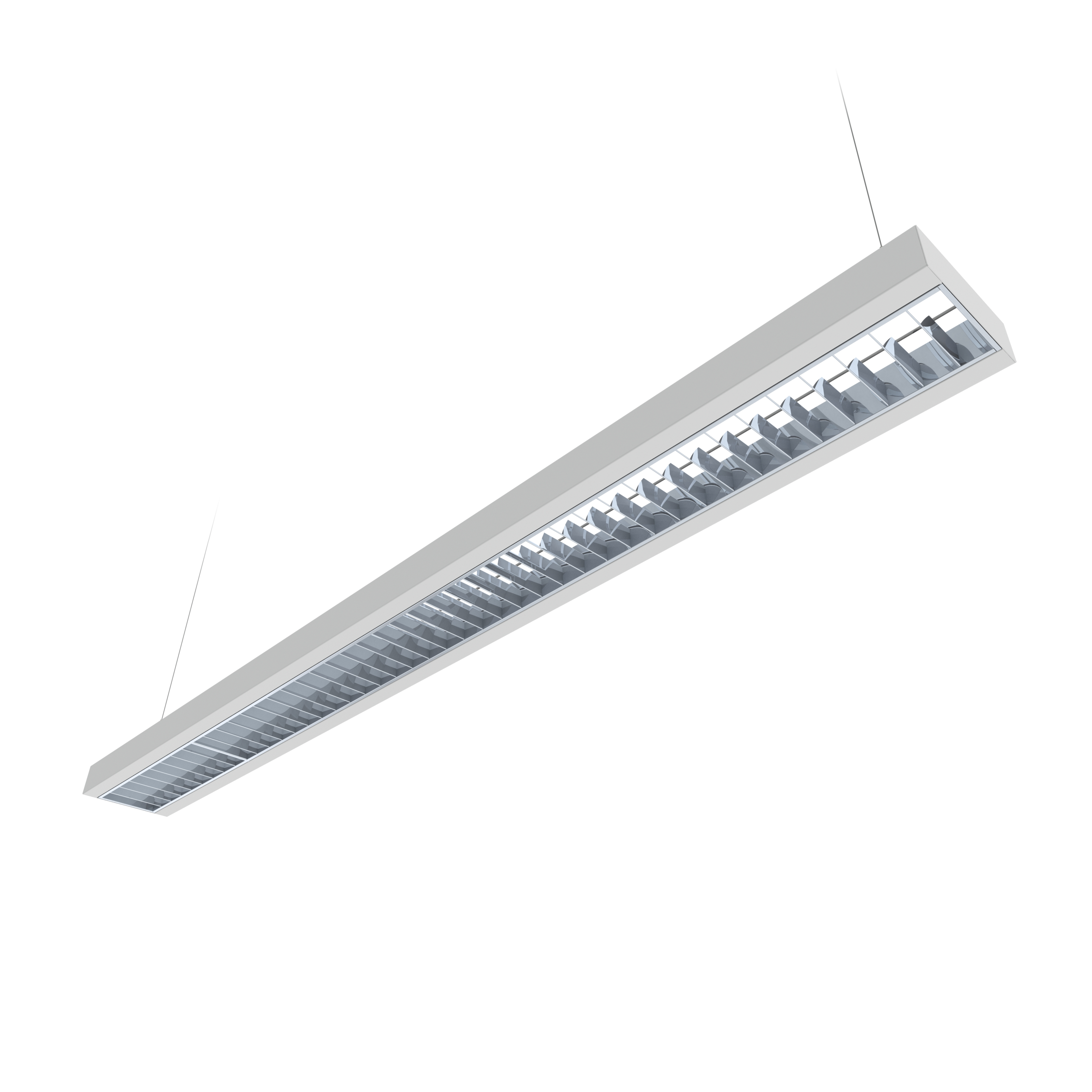 LUG - OFFICE FLOW LED - Louver & recessed luminaires